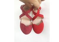 China Summer Little Kids Ankle Strap Ballet Flats for sale