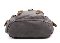 China Canvas Shoulder Leather H44 Cm Travel Duffel Backpack for sale