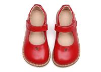 China Size Chart Stylish Kids Shoes Wear-resistant Outsole Real Leather Pretty OEM ODM for sale