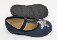 China Little Girls Cute Star T Strap Stylish Kids Shoes for sale