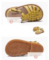 China Cowhide Lining  Toddler Boy Leather Sandals for sale