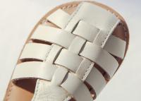 China White Little Girls Princess Dress Shoes Wearproof Leather Sandals Shoes for sale
