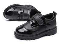China School Uniform Soft Microfiber Toddler Dress Shoes for sale