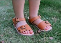 China Real Leather Length 16.3cm Kids Sandals Shoes for sale