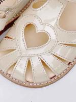 China 2020 Leather Kids Sandals Shoes Girls Sandals Flat Close Toe Summer Dress Shoes for sale
