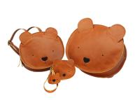 China Zipper Closure CPC Cowhide Leather Purses Cute Backpack For Kids Girls for sale