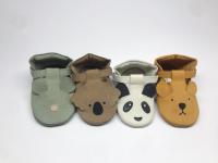 China Real Leather 12.5CM 14CM Toddler Dress Shoes Magic Tape OEM / ODM for sale