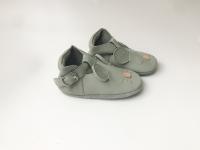 China Real Leather 12.5CM 14CM Toddler Dress Shoes Magic Tape OEM / ODM for sale