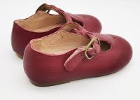 China Soft Kids Shoes Leather Baby Walking Shoes T-Strap Flats School Shoes for sale