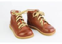 China Children's Leopard Pattern Real Leather Martin Boots 16.3cm - 17.8cm Size Optional for sale