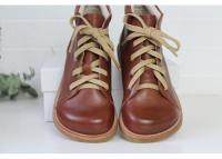 China Children's Leopard Pattern Real Leather Martin Boots 16.3cm - 17.8cm Size Optional for sale