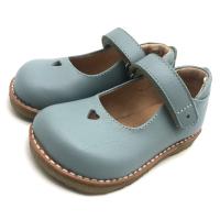 China Close Toe Real Leather Magic Tape Toddler Dress Shoes EU 21-30 for sale