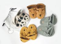 China Boys Girls Cowhide EU19-22 Soft Soled Walking Shoes Pigskin Lining for sale