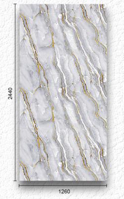 China Waterproof PET Plastic Wall Covering Sheets Roll Heat Activated Adhesive for sale