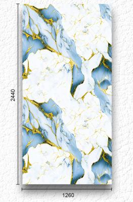 China Marble Design PET Heat Transfer Film 1000 Meters Heat Activated 120-150°C Polyethylene Terephthalate for sale