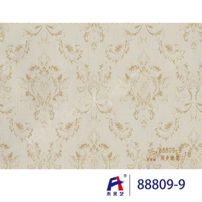 China Flexible PVC Decorative Film 1.26x500M Hot Stamping Pattern for Wall Panels for sale