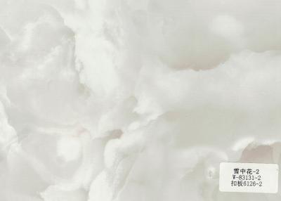 China Flooring Decorative White Marble Sheet Vinyl PVC Environmentally Friendly for sale