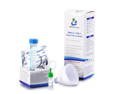 China Non Spermicidal Semen Collection Device With Semen Collection Condom / Tube for sale