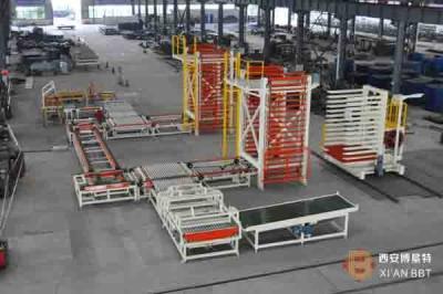 China 220V/380V Automatic Brick Loading Unloading System for Single Layer Dryer - 40 Million Annual Capacity for sale