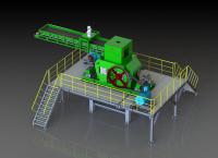 China GS1080 Refine Roll Grinding Machine 800x600mm Roller Crusher for Clay Brick Making 55-75 t/h Capacity for sale