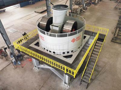 China 45-60 m³/h Wet Pan Mill for Clay Brick Production - 1850×700mm Roller Size with 98 kW Motor for sale
