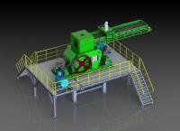 China Automatic Steel Fine Roller Crusher Machine 800-1400mm Roller Size 30-120 t/h Capacity for Minerals Processing for sale