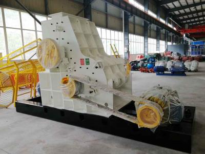 China Customized Steel Clay Brick Production Line Double Hammer Mill Rock Crusher with 600mm Chamber and 55KW Motors for sale