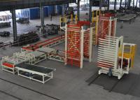China Full Automatic Clay Brick Loading and Unloading Machine for Single Layer Dryer Chamber with 90° Steering and Buffer Storage for sale