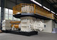 China Diesel Engine Hollow Clay Red Bricks Manufacturing Machine Vacuum Extruder for sale