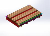 China BBT Custom Clay Brick Tunnel Kiln Cart with Exhaust System - 650mm Width Steel Structure for Industrial Manufacturing for sale
