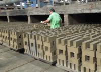 China Semi Automatic Solid Clay Brick Dryer Machine Dry Cart 1100×1100×250 mm Wear Resistant Cast Iron for sale