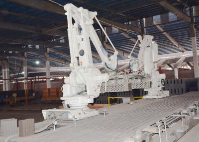 China automatic clay brick block robot setting stacking machinery for clay brick production line for sale