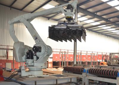 China Fully Automatic Clay Brick Production Line with 500kg Load Capacity and 0.5mm Precision Robot Setting Machine for sale