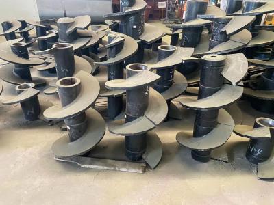 China Brick Extruder Reamer Auger Spare Part 50-200mm Diameter for Clay Brick Making Machines for sale