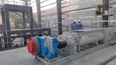 China Clay Brick Double Shaft Mixer 75kw 30-40m3/hr for Small Scale Brick Production Plant for sale