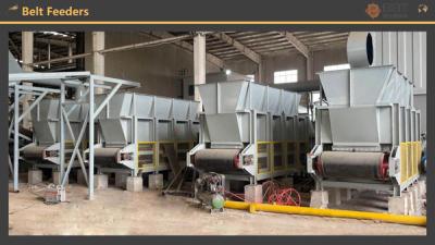China 120 t/h Belt Conveyor Box Feeder for Clay Hollow Block Making Project Full Auto Brick Line for sale