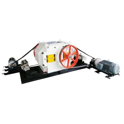 China Clay Brick Crushing Machine Roller Crusher Fine Grinder GS8060 30-50 t/h for Auto Brick Making for sale
