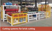 China Fully Automatic Flat Conveyor Belt Clay Brick Cutter - 16 Cuts/Min, 2.1m Length Capacity for Solid & Hollow Blocks for sale