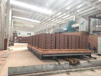 China Natural Gas Firing System for Clay Brick Tunnel Kiln 110.8m x 4.3m for sale