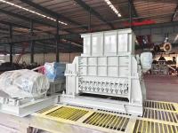 China Double Toothed Roller Crusher 590mm for Brick Raw Material Crushing 60-100 m3/h for sale