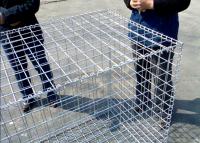 China Galvanized Mattress 22mm Gabion Wire Mesh For Riverbank Protection for sale