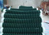 China 5mm Metal 4 Foot Chain Link Fence Pvc Diamond Mesh Fencing Smooth Surface for sale