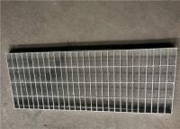 China Ocean Petroleum Platform Galvanised Floor Grating 6mm Thick Pressure Locked for sale