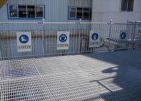 China Ocean Petroleum Platform Galvanised Floor Grating 6mm Thick Pressure Locked for sale