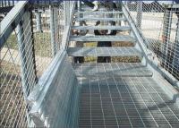 China Serrated Stainless Stair Treads Steel Grating for sale