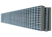 China Aluminum Stainless Steel Bar Grating Q325 Grade Powder Coated for sale