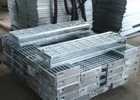 China 40x5mm Serrated Bar Grating Stair Treads For Municipal Engineering for sale