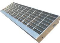 China Metal Structure Serrated Galvanized Steel Grating Platform Middle Carbon for sale