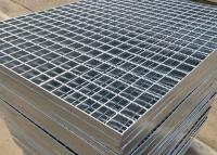 China Rust Protection Welded Steel Grating 32x5mm Square Serrated Non Slip for sale