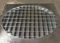 China Outdoor Metal Manhole Cover Grating 25*3mm Circular Galvanised Grate for sale
